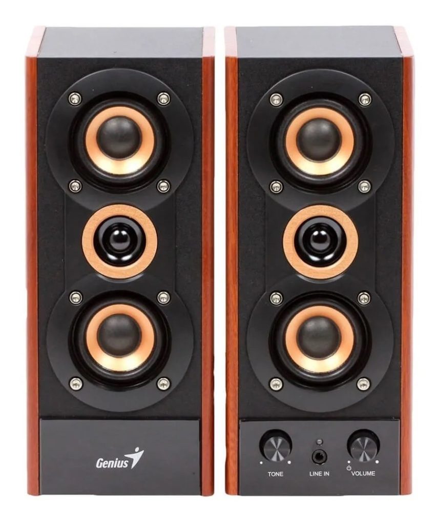Parlante Genius Madera Stereo SP-HF800A II - Pixel Store